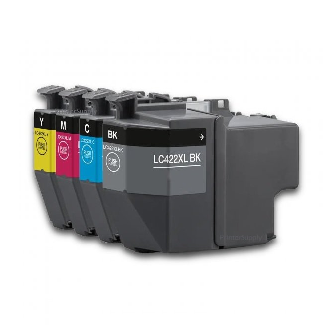 Brother LC422XL BK/C/M/Y blækpatroner | Køb billigt her